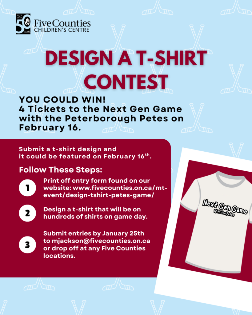 Design a T-Shirt Challenge for Next Gen Game - Five Counties Children's ...